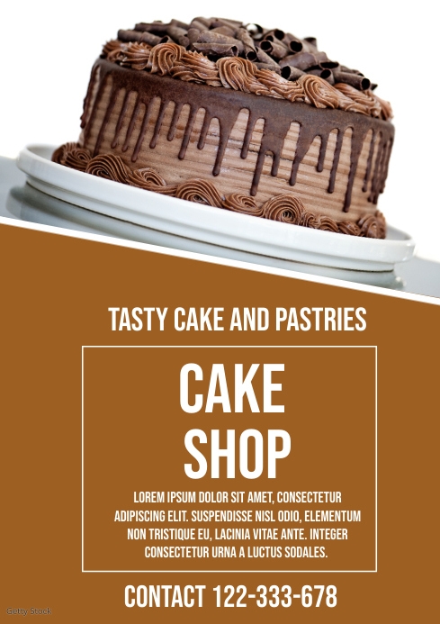 Modèle Flyers Gâteau | PosterMyWall