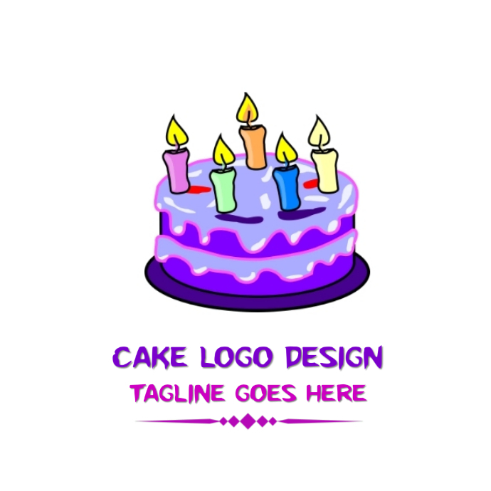 Cake Logo Design Template | PosterMyWall