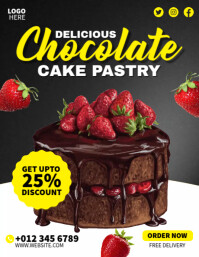 Cake Ads Template | PosterMyWall
