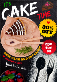 CAKE POSTER Template | PosterMyWall