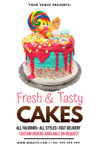 cake Template | PosterMyWall