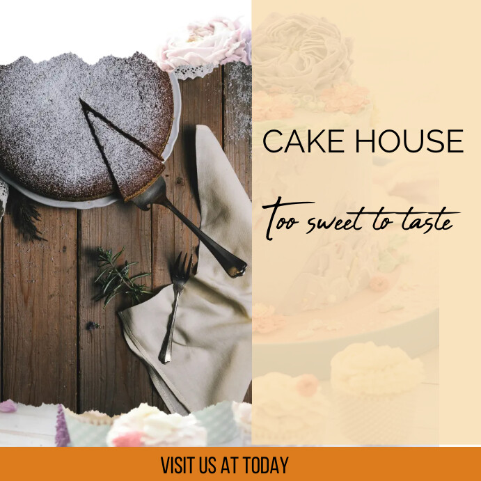 cake posters Template | PosterMyWall
