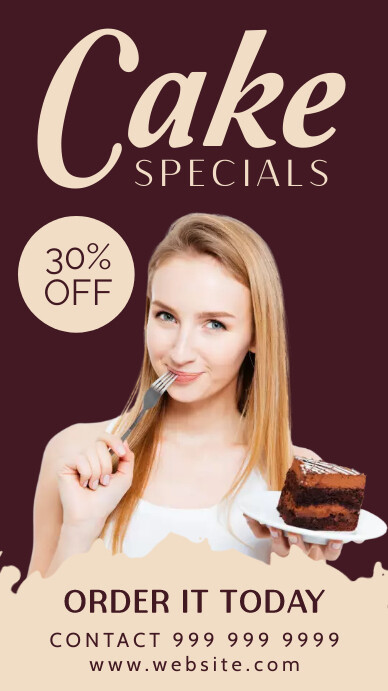 cake sale ad Template | PosterMyWall