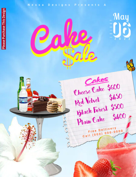 Cake sale Template | PosterMyWall