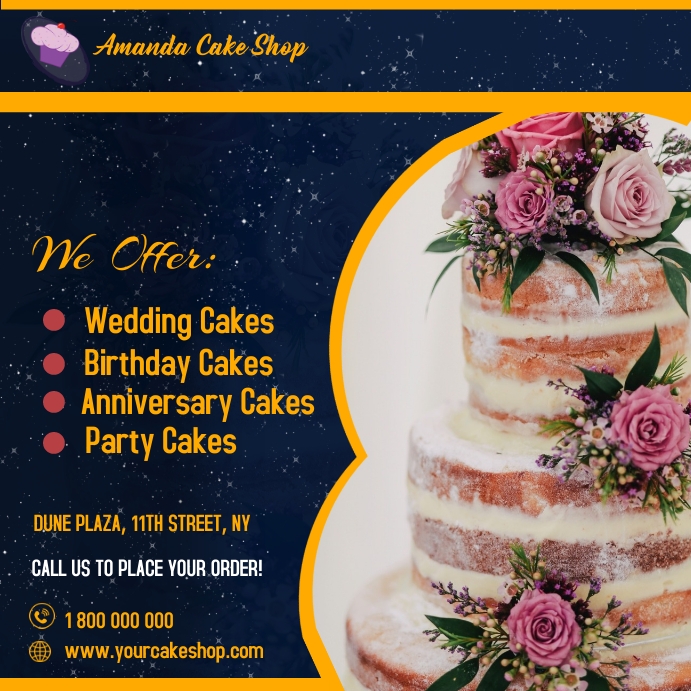 Copia De Cake Shop Bakery Poster PosterMyWall copia-de-cake-shop-bakery-poster-postermywall