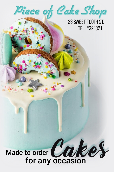 Cake shop template | PosterMyWall