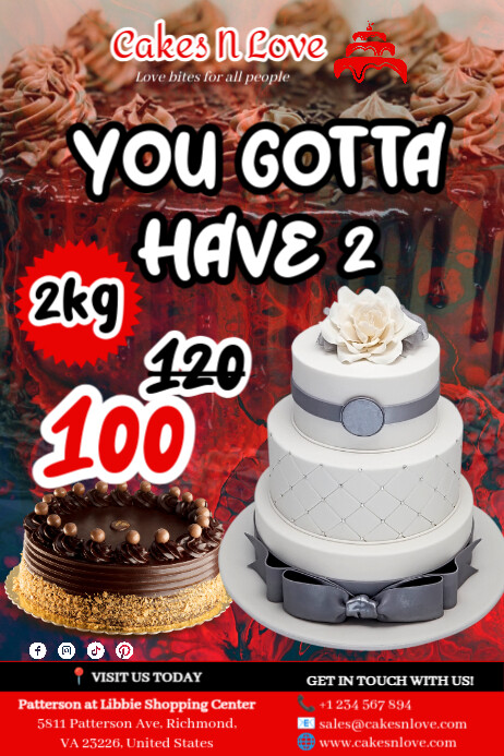 Cake Special Discount Ad Template | PosterMyWall