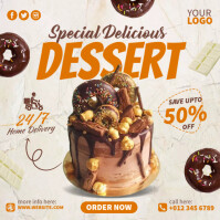 Pastry Ads Template | PosterMyWall