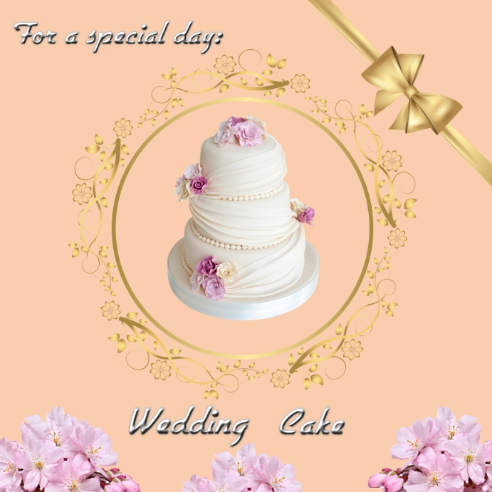 Cake Topper Template | PosterMyWall