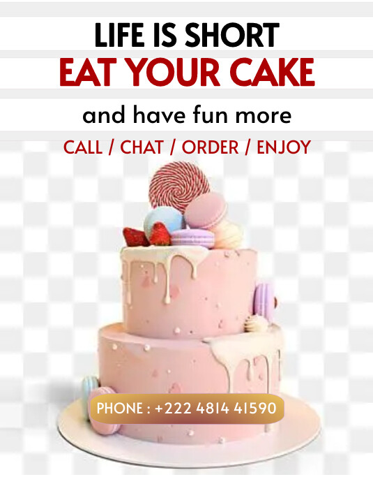 CAKE TOPPER FLYER DESIGN Templat | PosterMyWall