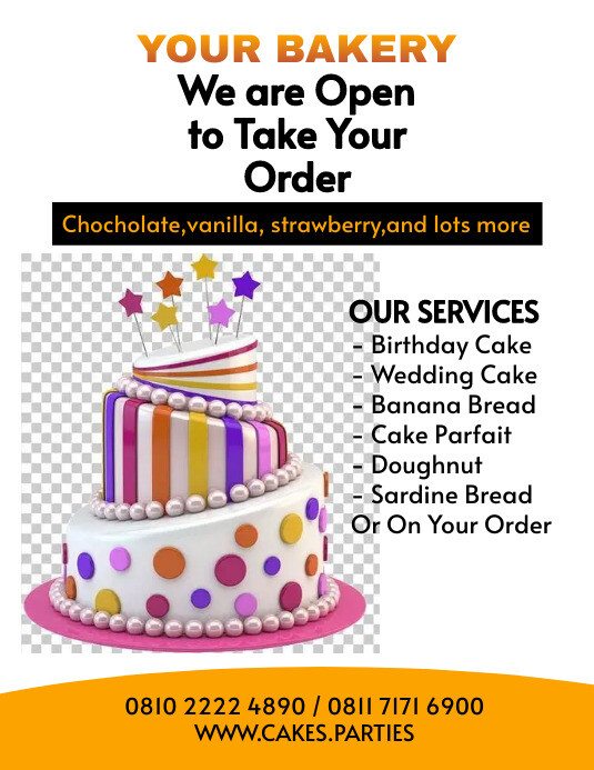 Plantilla de CAKE TOPPER FLYER DESIGN | PosterMyWall