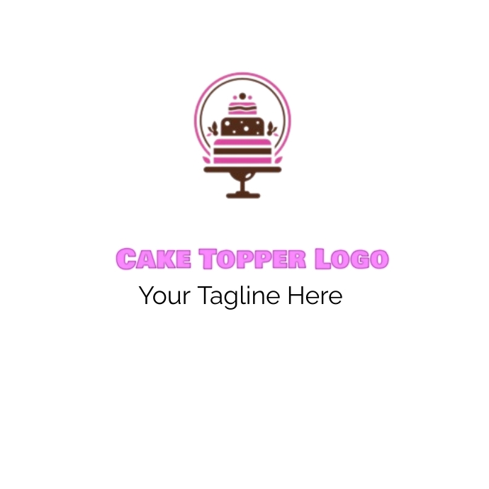 Cake Topper Logo Template | PosterMyWall