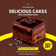 cake food menu restaurant sale flyer Template | PosterMyWall