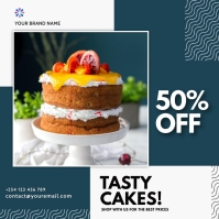 cakes food menu restaurant sale flyer Template | PosterMyWall
