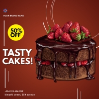 cakes food menu restaurant sale flyer Template | PosterMyWall