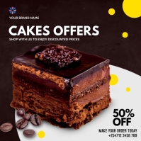 cakes food menu restaurant sale flyer Template | PosterMyWall