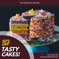 cakes food menu restaurant sale flyer Template | PosterMyWall