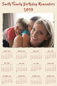 Cat Calendar 2019 Poster Template | PosterMyWall