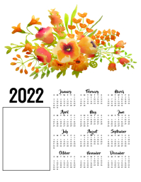 Calendar Boho Template | PosterMyWall