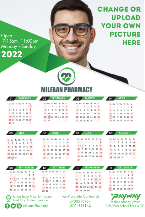 calendar 2022 Template | PosterMyWall