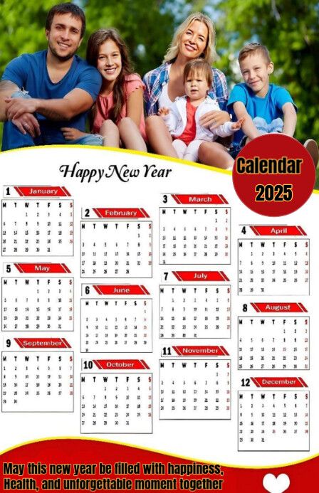 Copy of Calendar 2025 | PosterMyWall