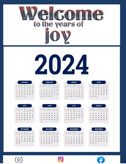 Calendar Template | PosterMyWall