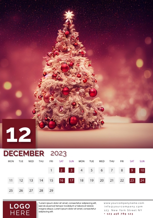 Calendar Template | PosterMyWall