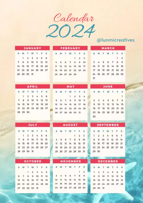 Plantilla de Calendar | PosterMyWall