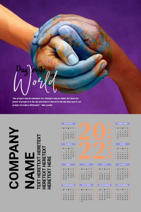 CALENDAR Template | PosterMyWall