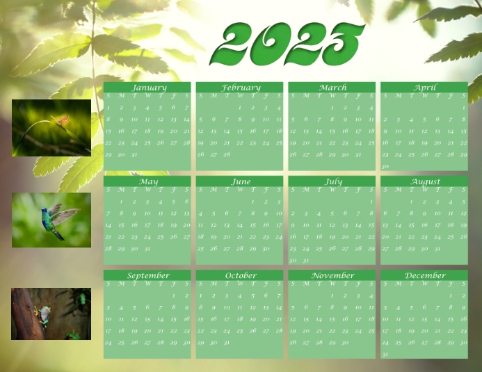 calendar Template | PosterMyWall