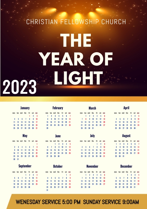 Copy of CALENDAR | PosterMyWall