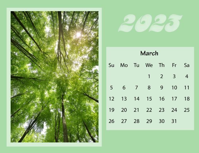 calendar Template | PosterMyWall