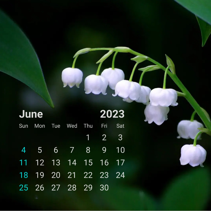 Calendar May spring Template | PosterMyWall
