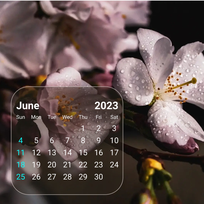 Calendar May spring Template | PosterMyWall