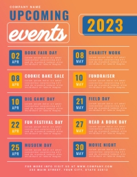 Event calendar Template | PosterMyWall