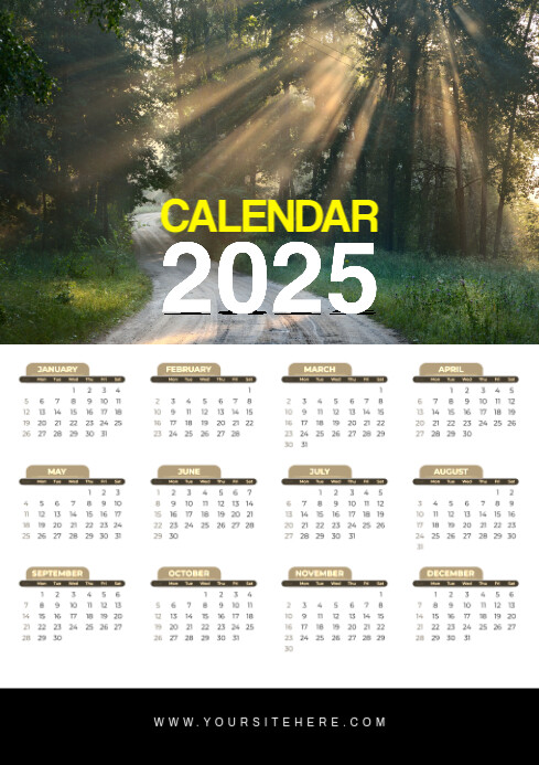 Copy of Calendar template design | PosterMyWall
