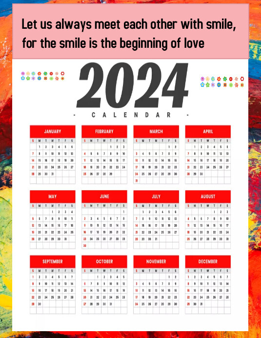 Calender Template | PosterMyWall
