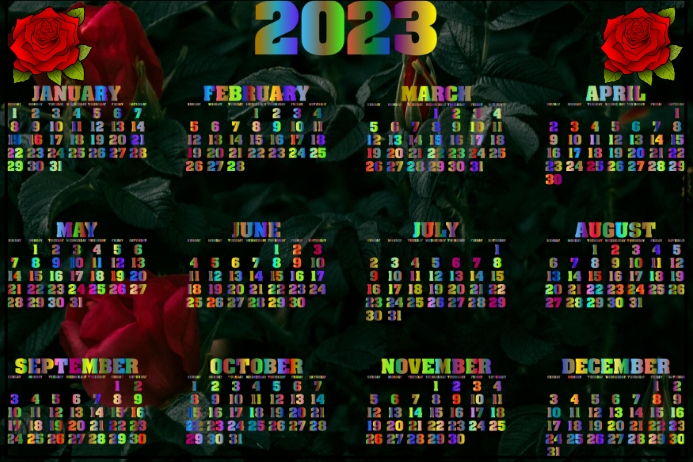 Calender Template | PosterMyWall