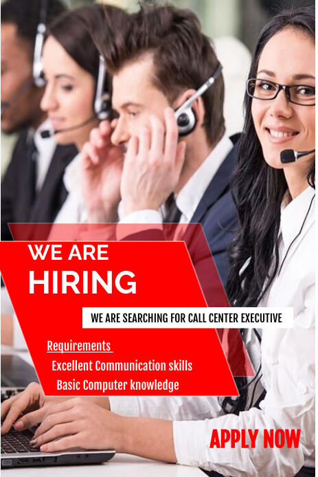 Call Center Template | PosterMyWall