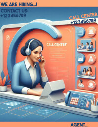 Call Center Flyer Template | PosterMyWall