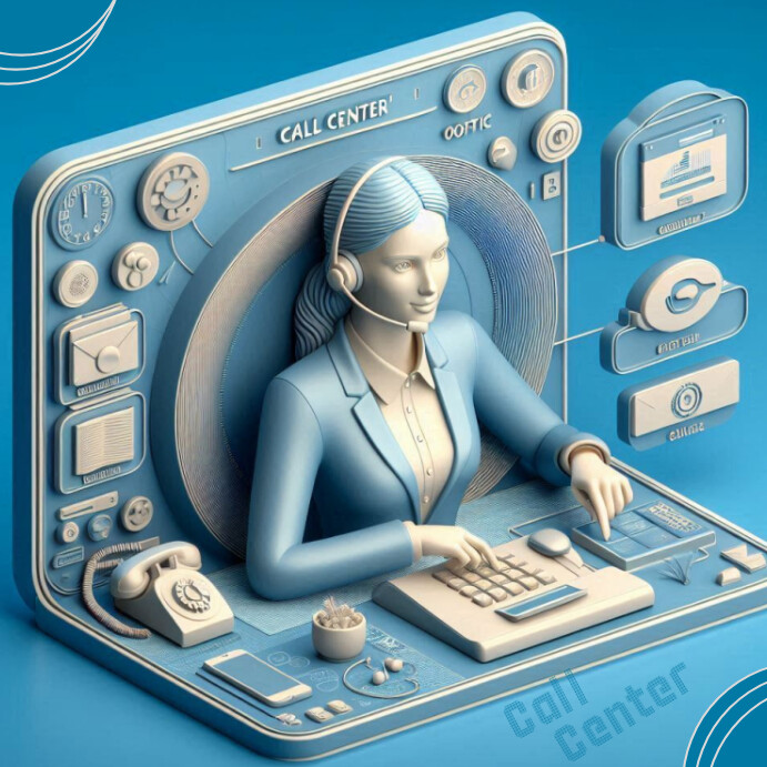 Call Center Template | PosterMyWall