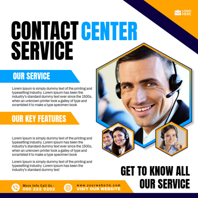 Copy of CALL CENTER | PosterMyWall