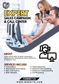 Call Center Flyer Template | PosterMyWall