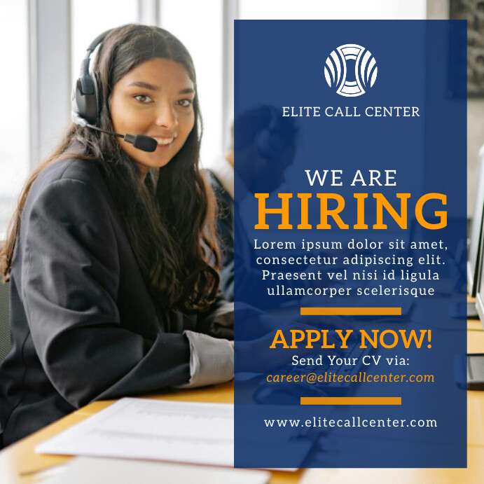 Copy of Call center flyer | PosterMyWall