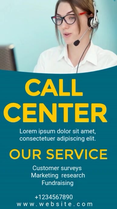 call center job Template | PosterMyWall