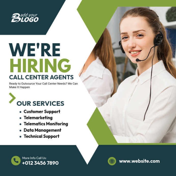 Copy of Call Center Service Instagram Post | PosterMyWall