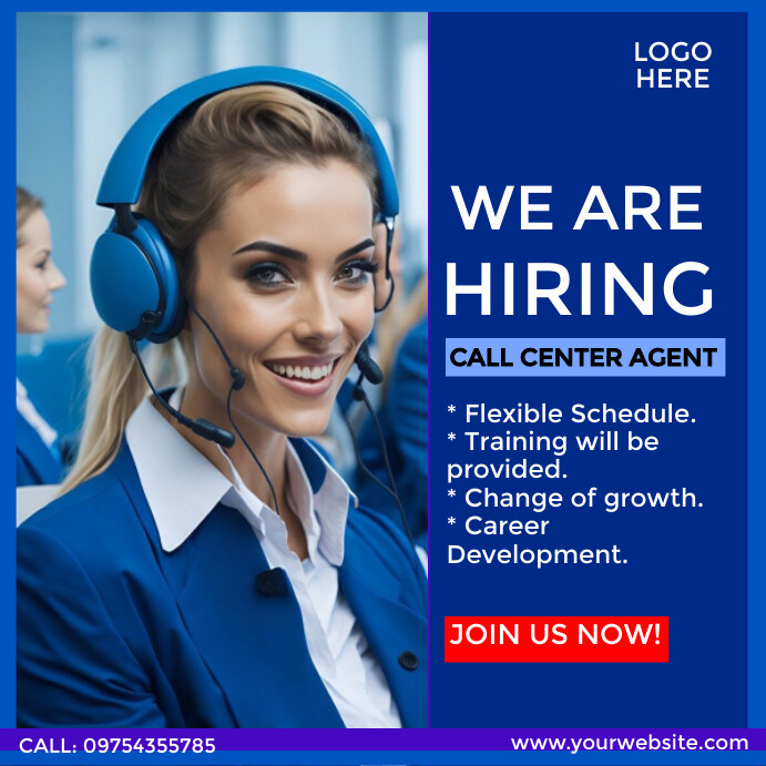 Copy of Call Center Services | PosterMyWall