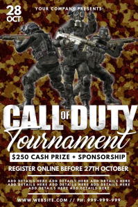 PUBG Game Tournament poster Template | PosterMyWall