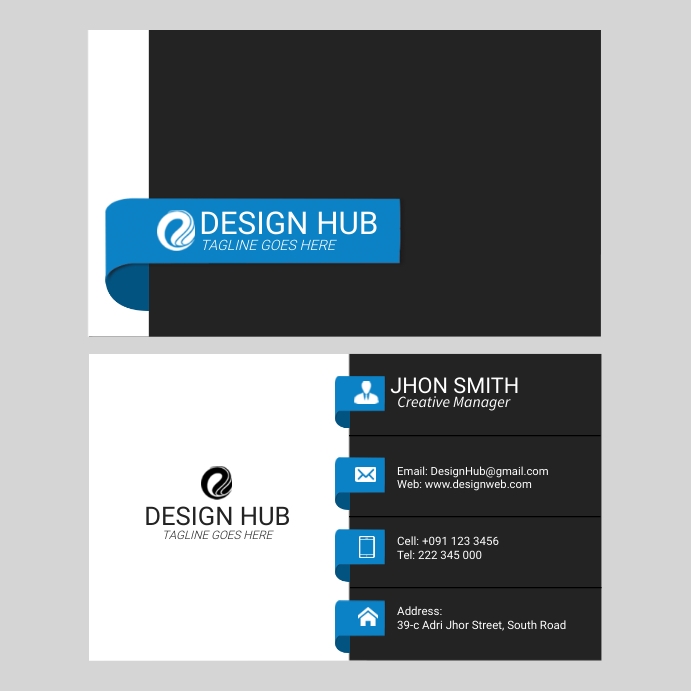 Copy of Calling Card Bookmark | PosterMyWall