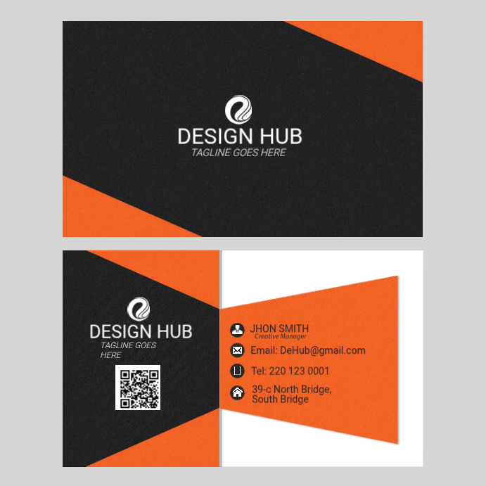 Calling Card Dark Template | PosterMyWall